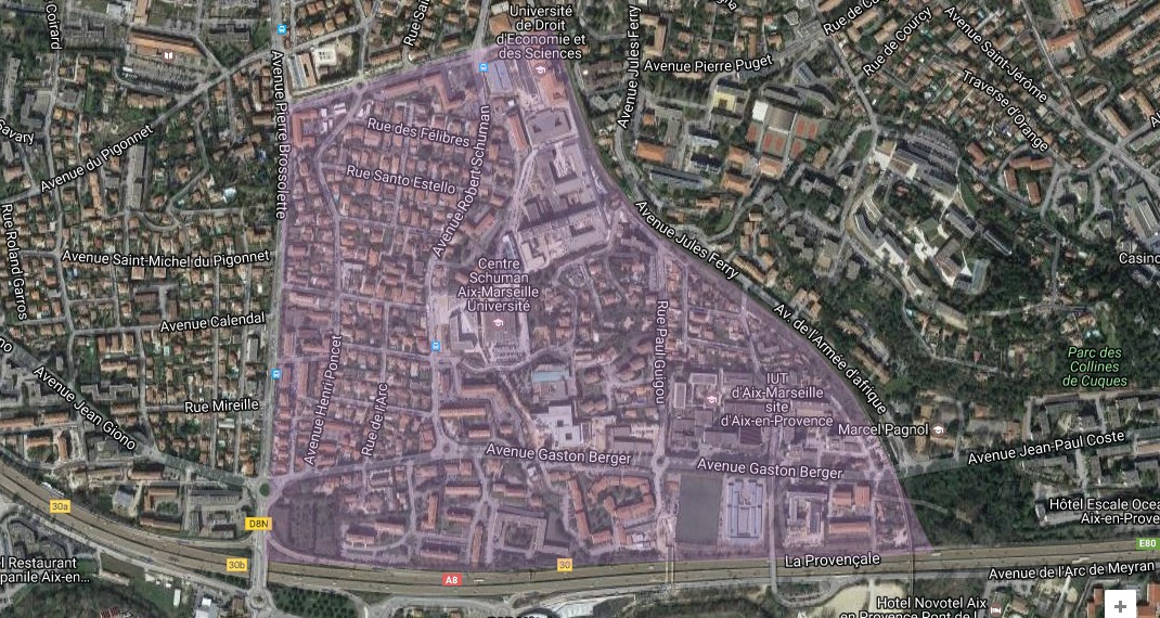 Limites géographiques du CIQ – CIQ des Facultés